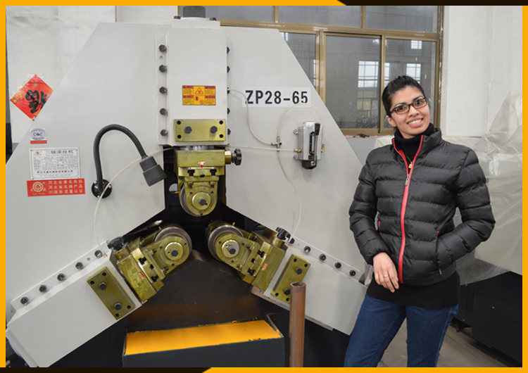 Three Rollers Thread Rolling Machine Working Video - Buy thread rolling ...