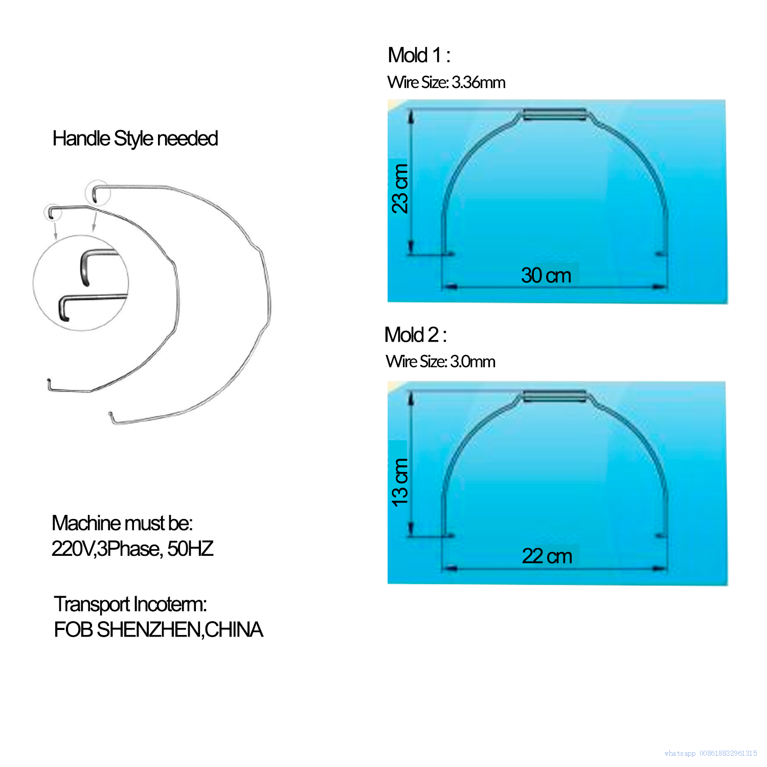 Factory Customized Mold Machine Automatic Steel Bucket Handle Hook ...